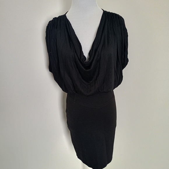 Zara | Dresses | Zara Basic Black Mini Dress Above Knee Womens Size Xs ...